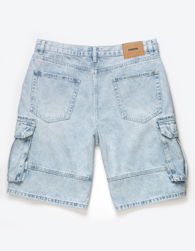 RSQ Mens Baggy Cargo Jorts - LIGHT WASH | Tillys