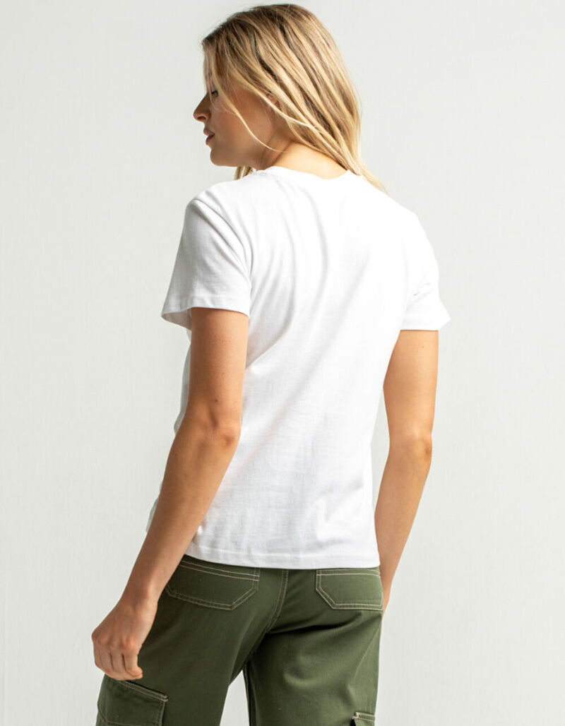 VANS Border Box Trop Womens Tee - WHITE - 393062150