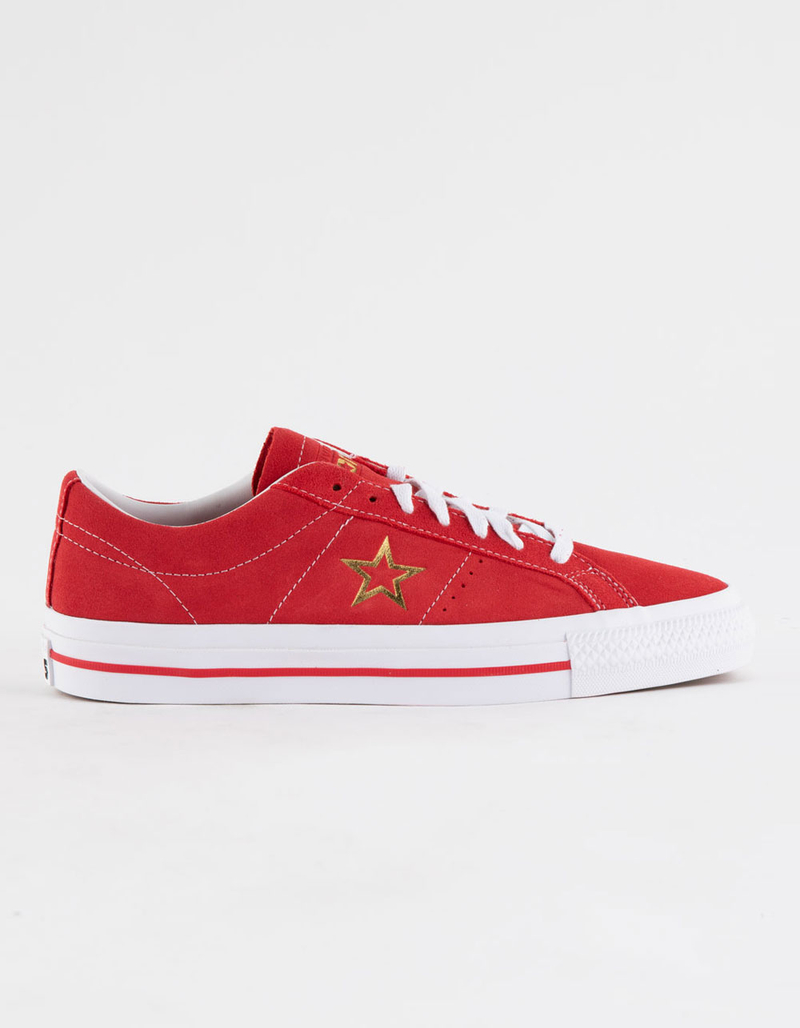 CONVERSE One Star Pro Suede Shoes - RED/WHITE - M5.5/W7 | Tillys