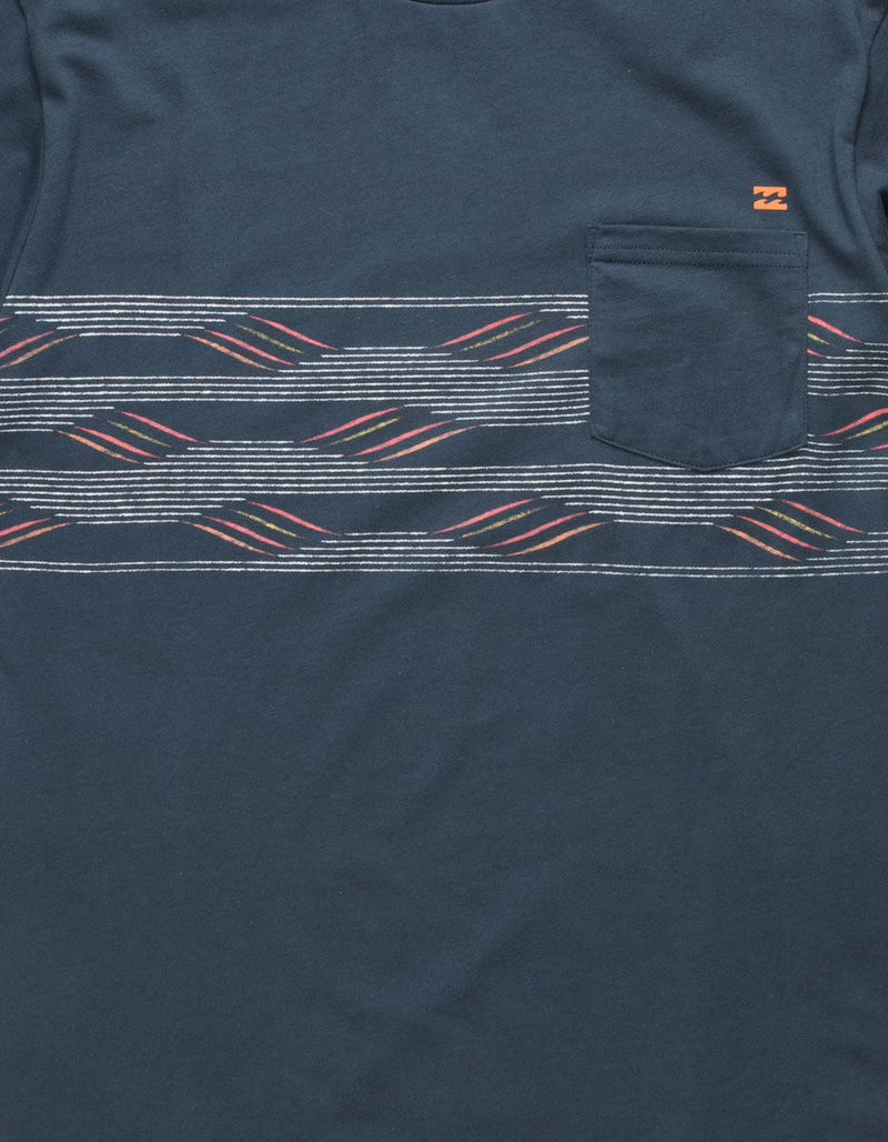 BILLABONG Team Stripe Mens Pocket Tee - NAVY - M | Tillys