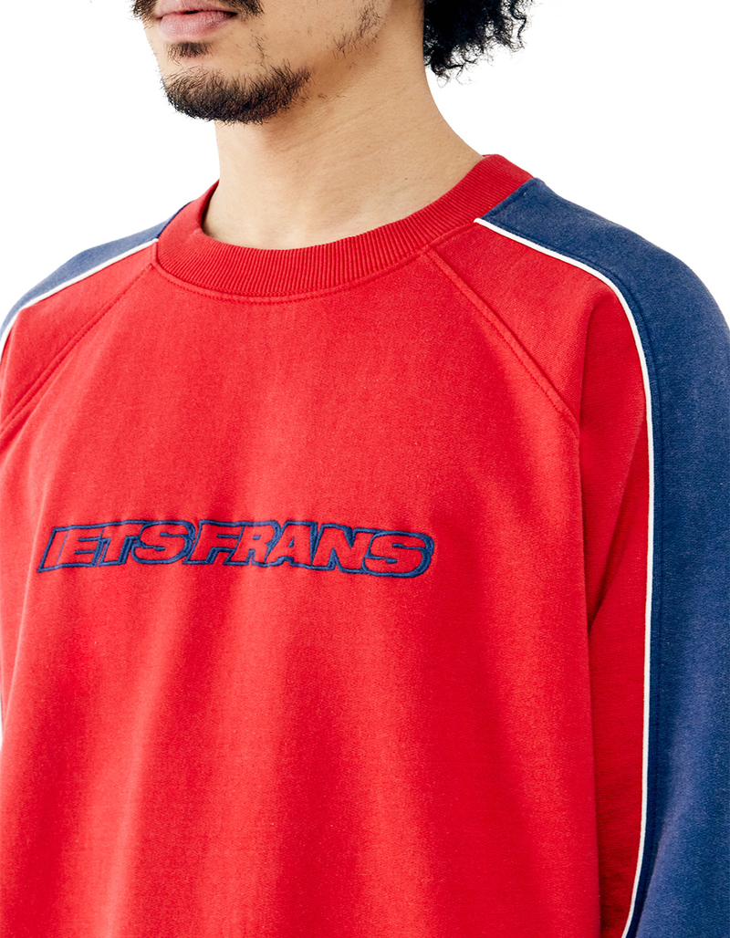IETS FRANS Panel Mens Crewneck Sweatshirt - RED | Tillys