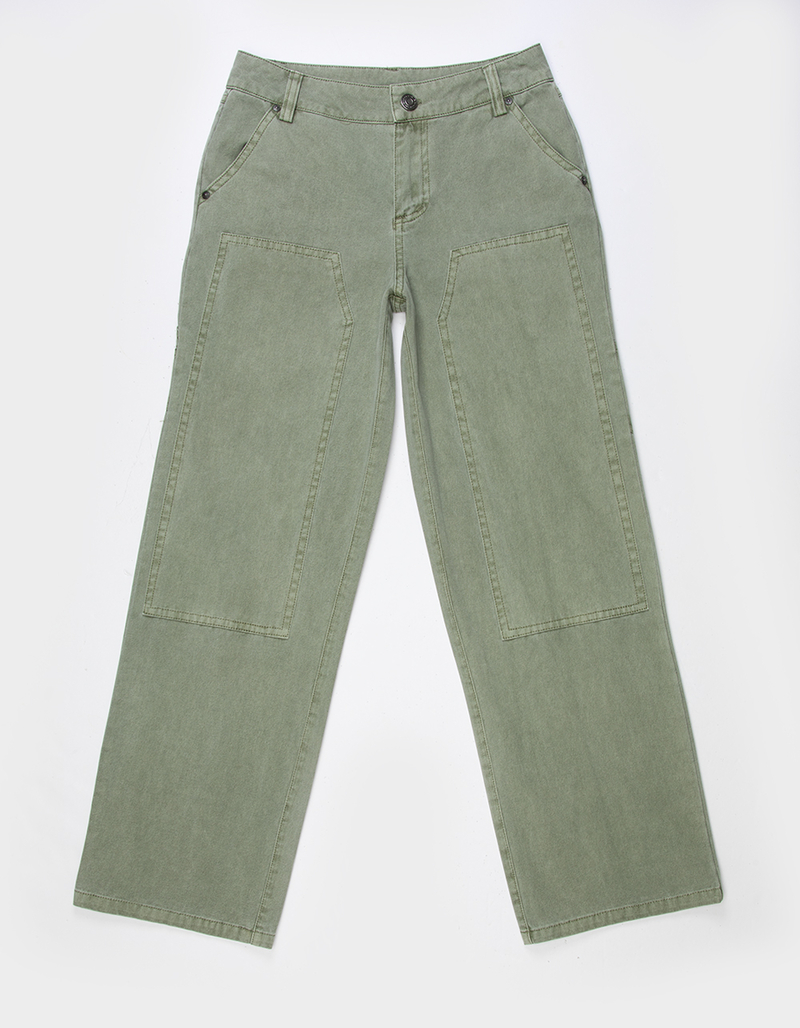 RSQ Girls Twill Patch Pants - OLIVE | Tillys