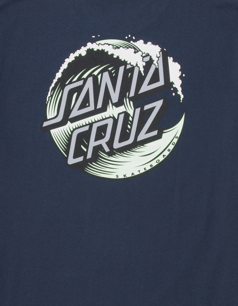 SANTA CRUZ Wave Dot Mens Tee - NAVY | Tillys