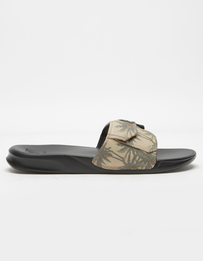 REEF Stash Mens Slide Sandals - BLACK COMBO | Tillys