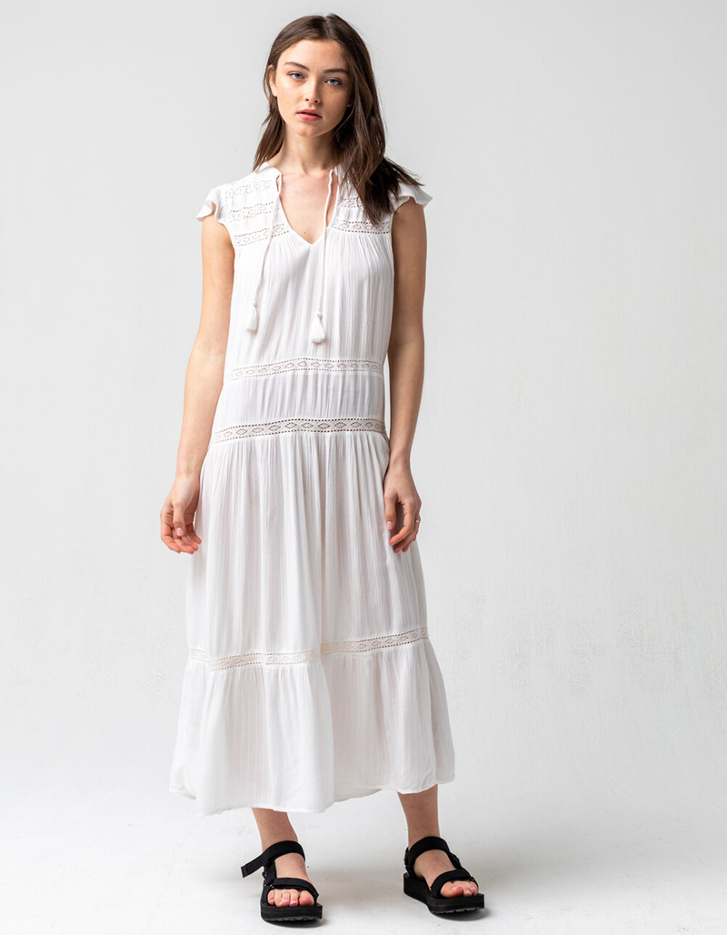RIP CURL Layla Maxi Dress - WHITE - XL | Tillys