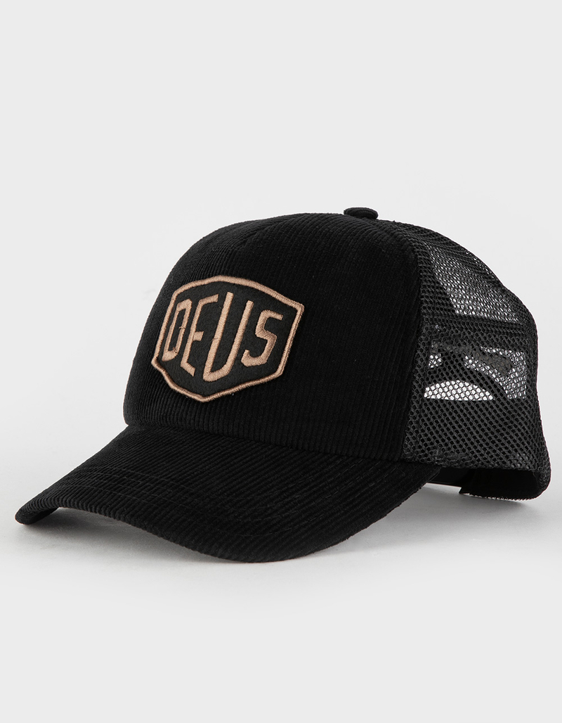 DEUS EX MACHINA Shield Cord Mens Trucker Hat - BLACK | Tillys