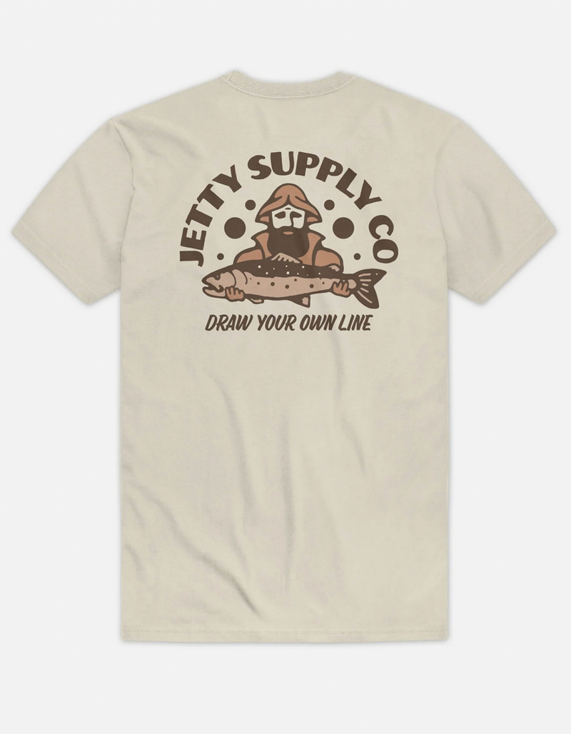 JETTY Catch Mens Tee - BONE - S | Tillys