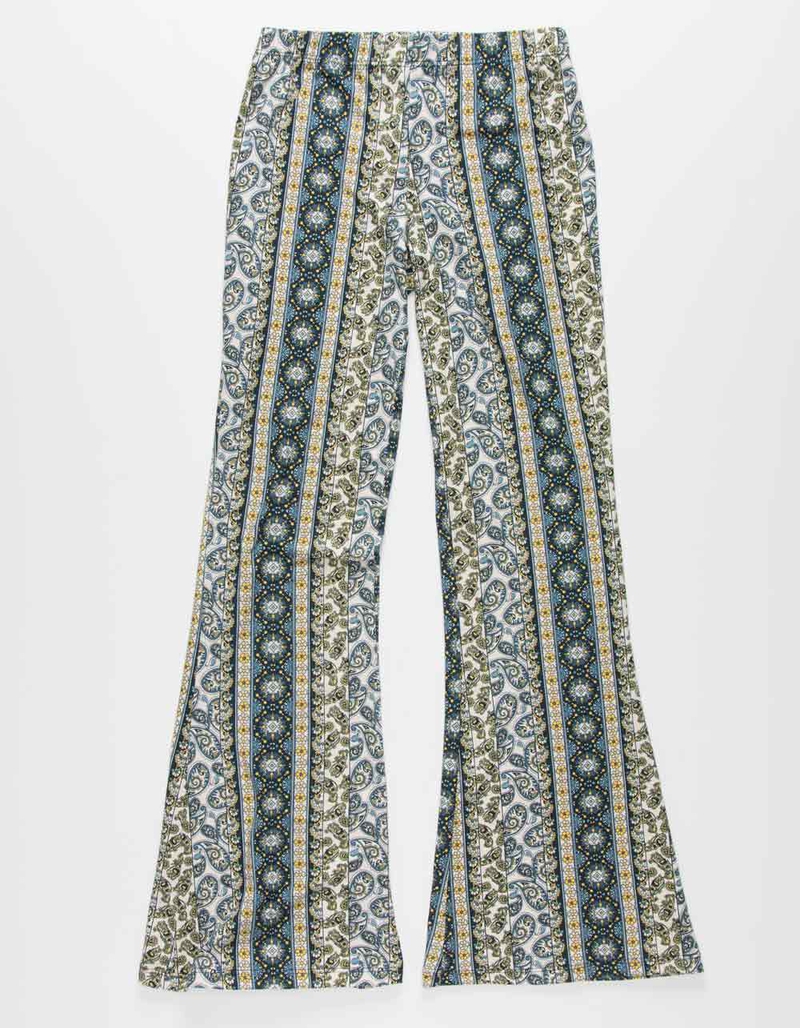 WHITE FAWN Printed Girls Flare Pants - MULTI | Tillys