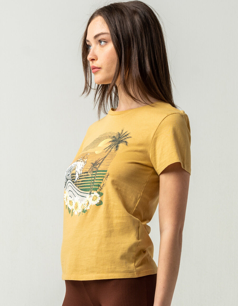VOLCOM Stoked On Stone Womens Gold Tee - GOLD | Tillys
