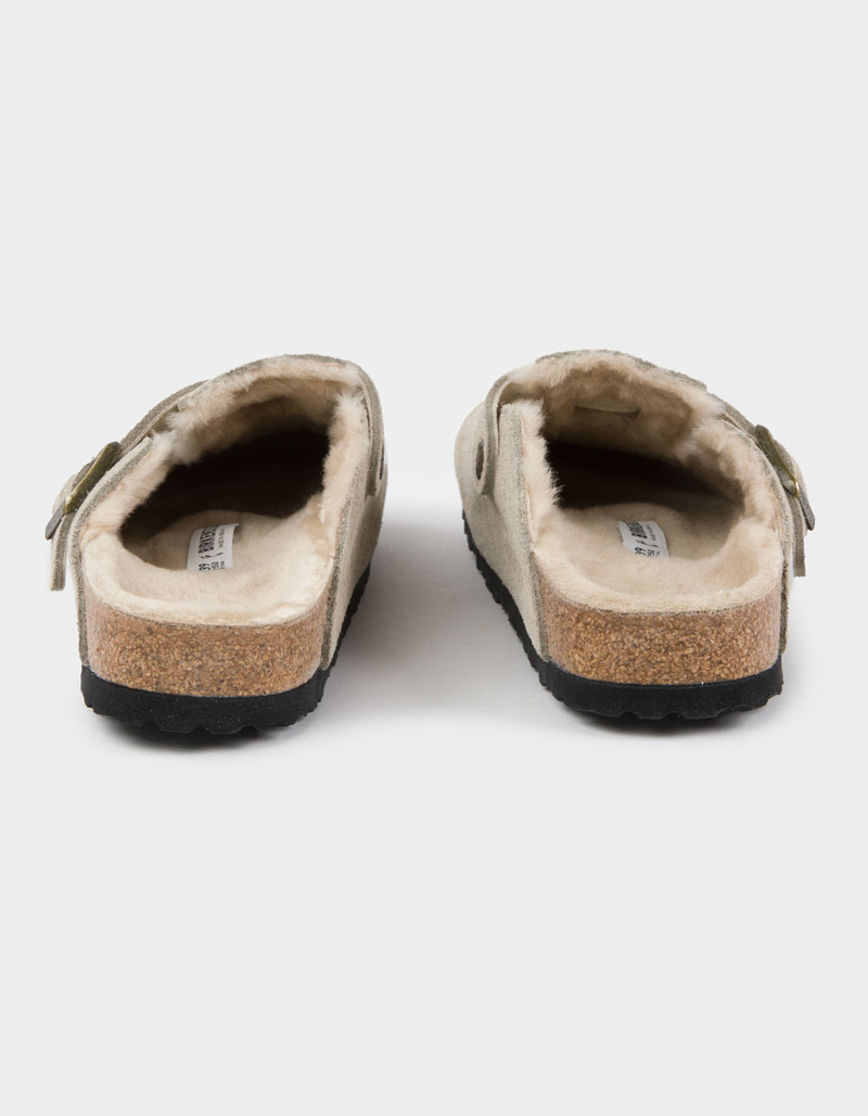 BIRKENSTOCK Boston Shearling Womens Clogs - TAUPE | Tillys