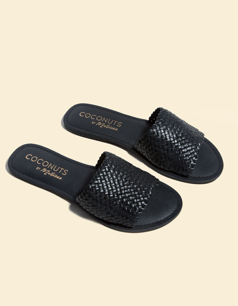 COCONUTS Zuma Black Womens Sandals - BLACK/BLACK | Tillys