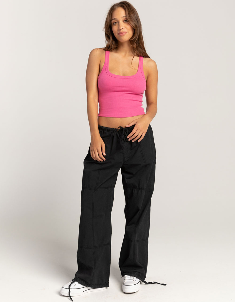 TILLYS Basic Rib Womens Tank Top - Bright Rose | Tillys