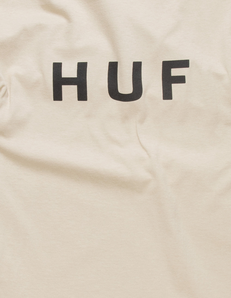 HUF Essentials Logo Mens Tee - SAND - L | Tillys