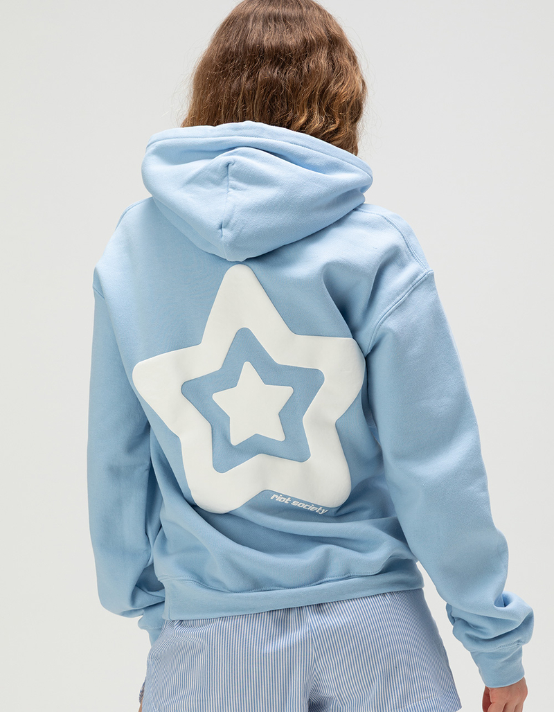 RIOT SOCIETY Star Womens Hoodie - LIGHT BLUE | Tillys