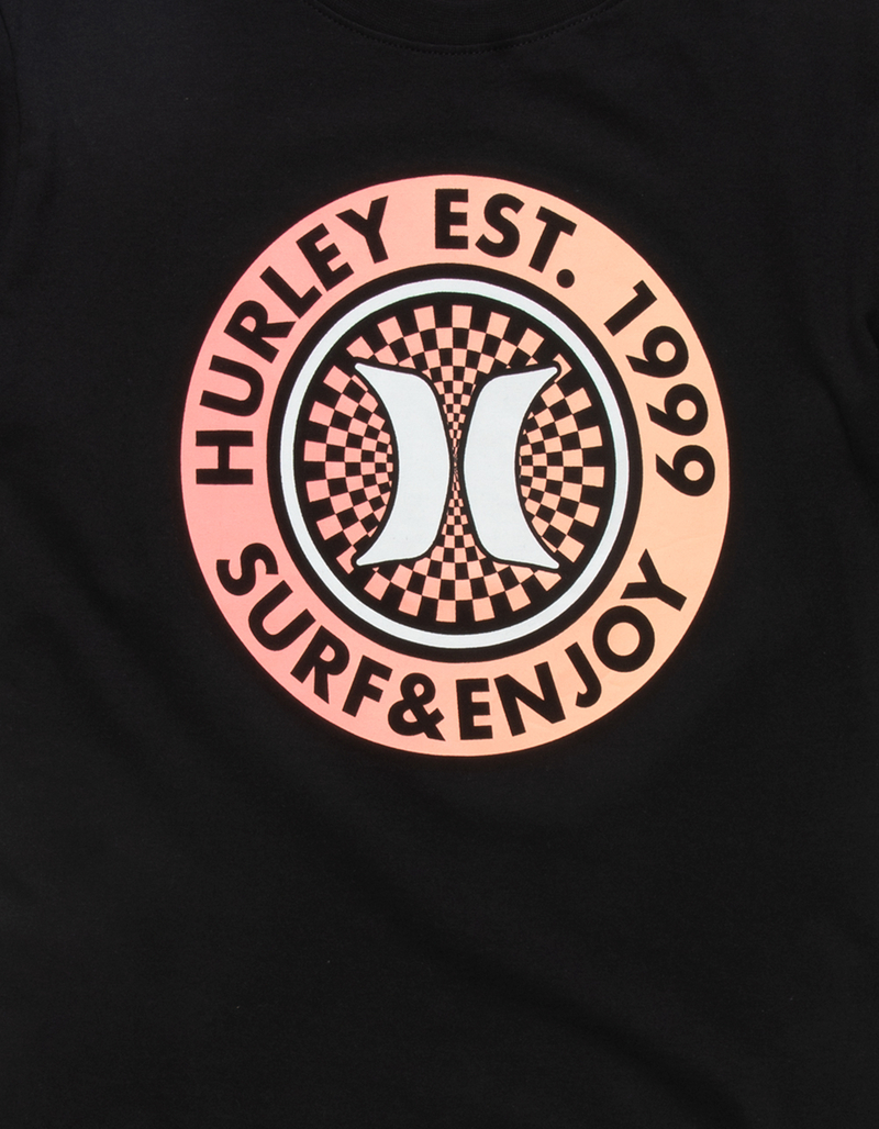 HURLEY Sticker Check Boys Tee - BLACK | Tillys