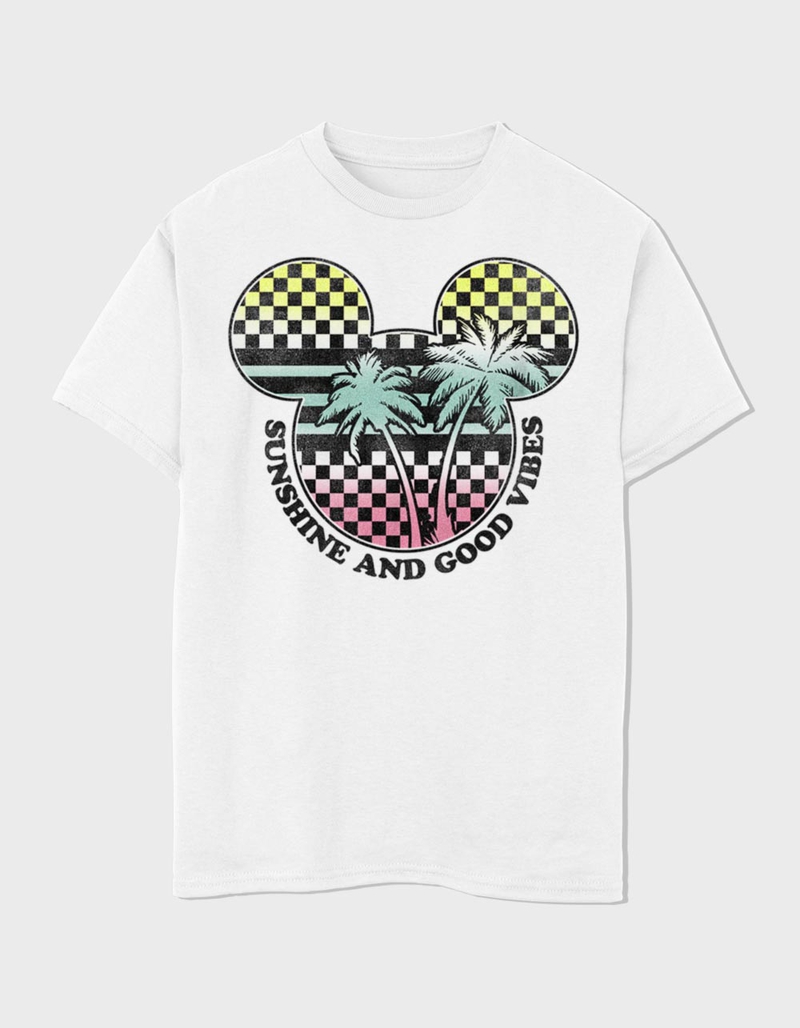 DISNEY Sunshine & Good Vibes Mouse Unisex Kids Tee - WHITE - L | Tillys