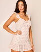 AMY JANE LONDON Belle Womens Mini Dress - PINK | Tillys