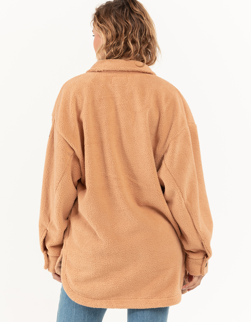 ROXY Over And Out 2 Womens Shacket - CAMEL | Tillys