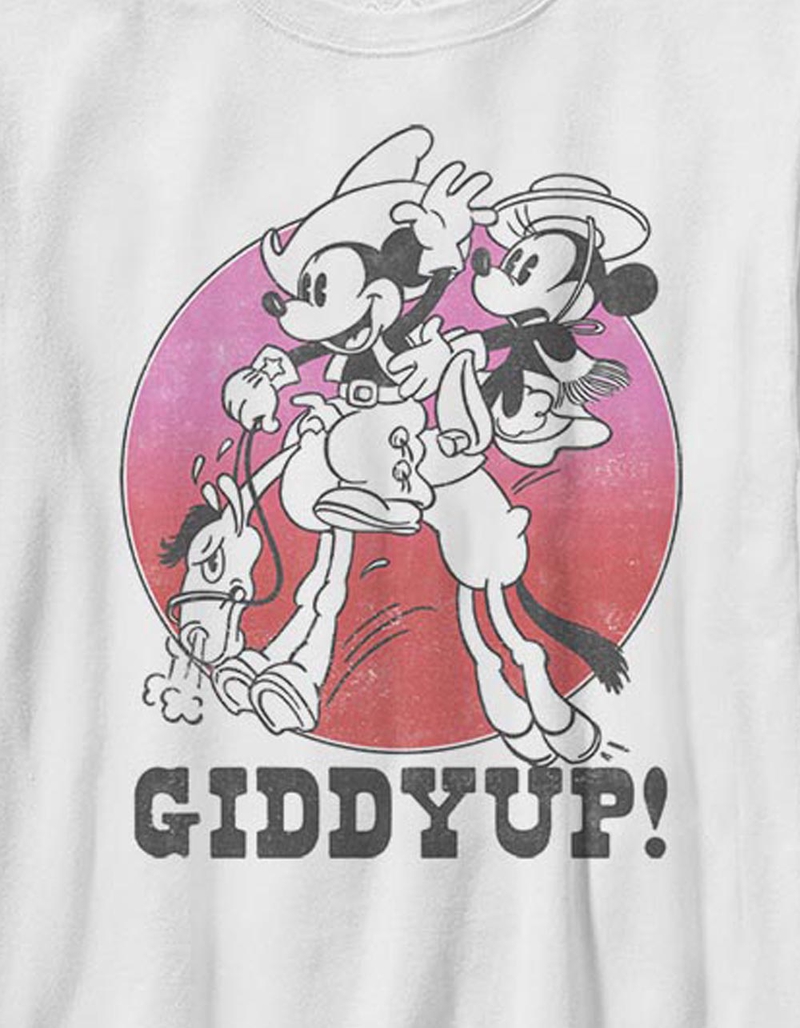 DISNEY Giddy Up Mickey Unisex Kids Tee - WHITE - L | Tillys