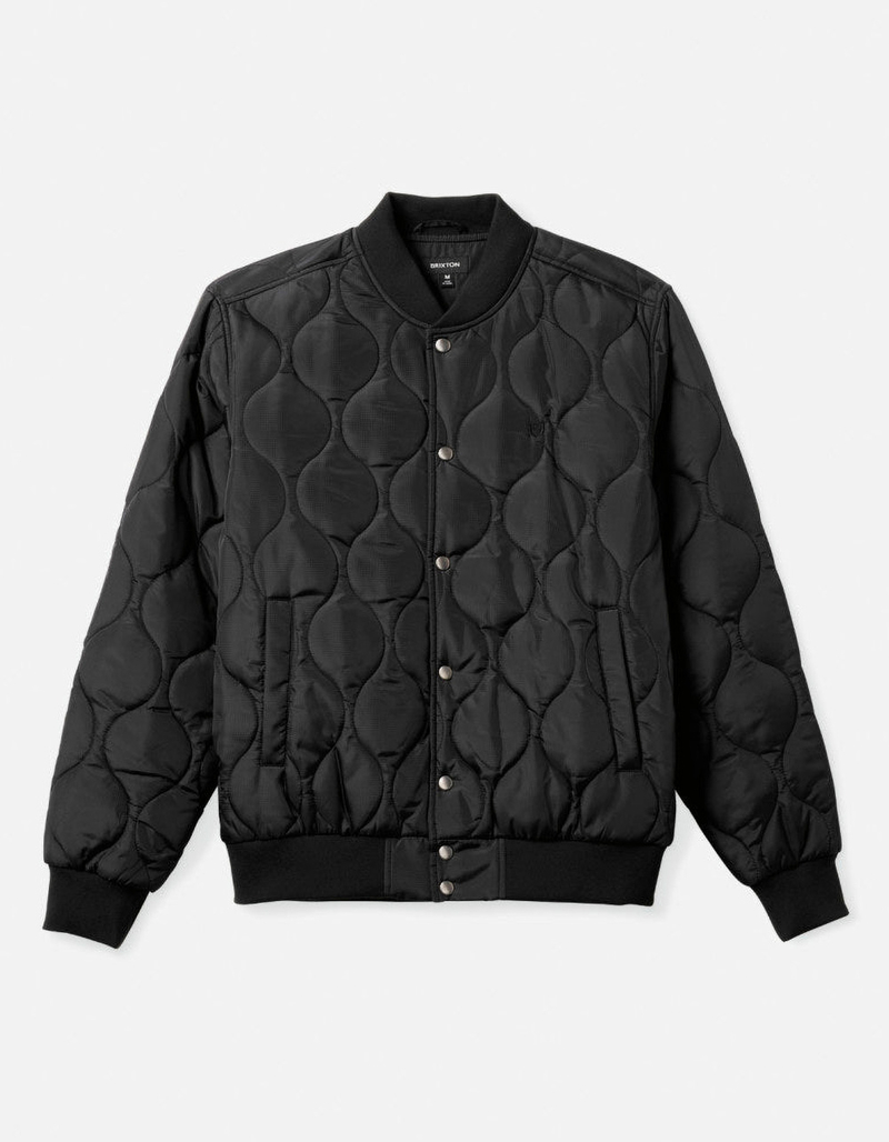 BRIXTON Dillinger Mens Quilted Bomber Jacket - BLACK | Tillys