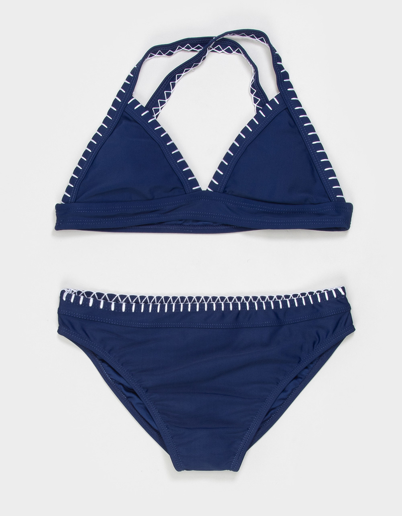 FEATHER 4 ARROW Coastline Girls Triangle Bikini Set - NAVY | Tillys
