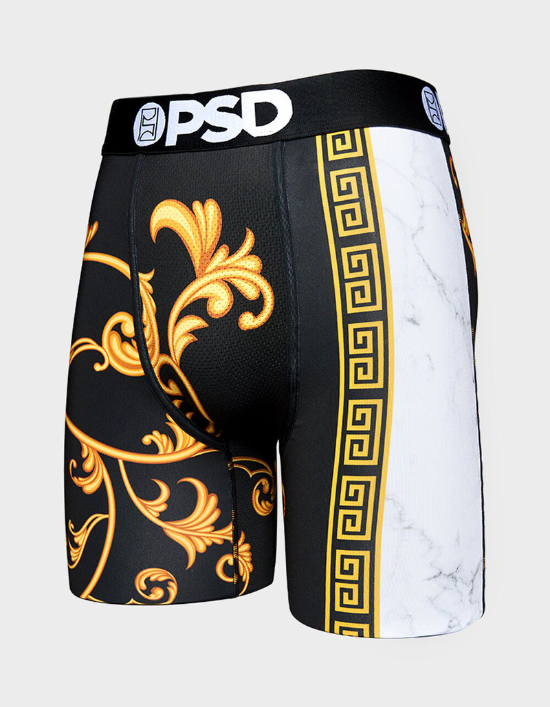 PSD Greek Gold Mens Boxer Briefs - BLACK COMBO - M | Tillys