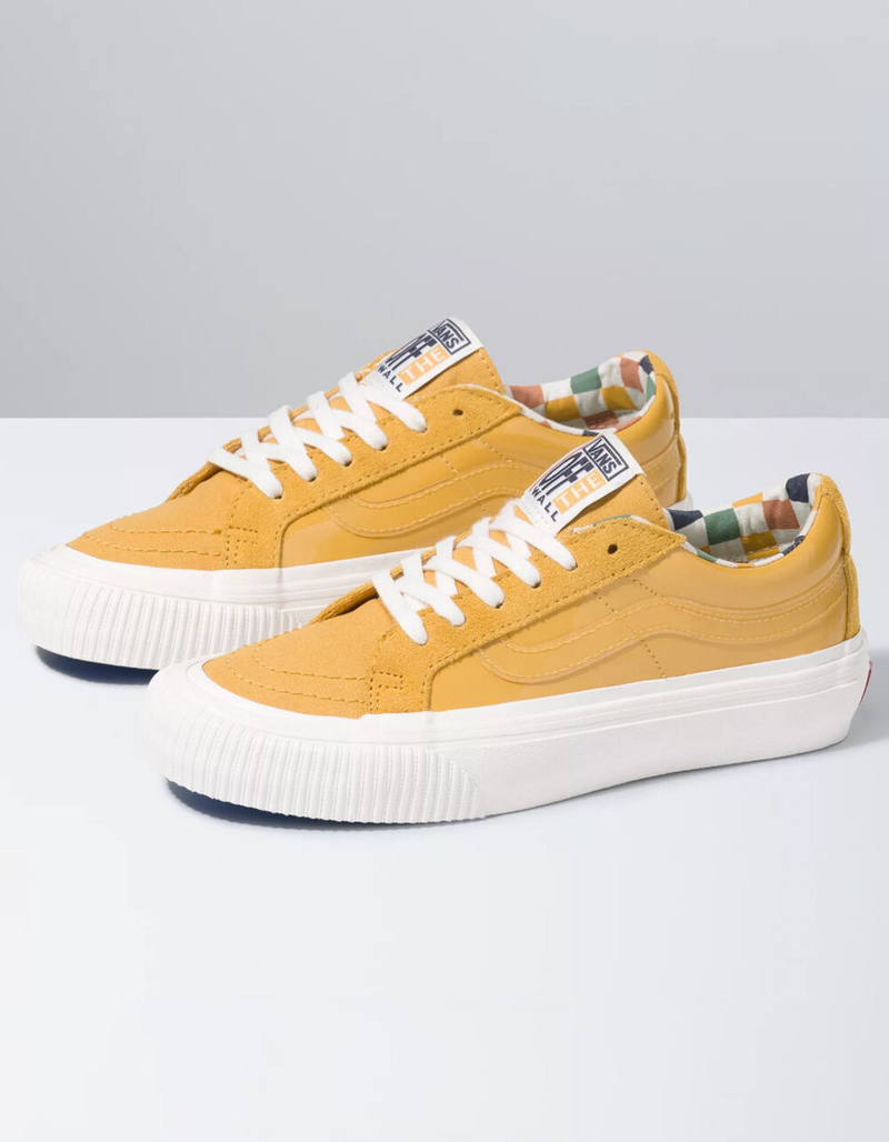 VANS Karina Rozunko Sk8-Low Reissue SF Womens Shoes - PATENT/HONEY GOLD ...