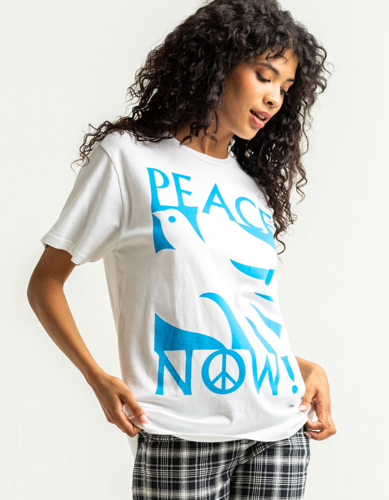 OBEY Peace Now Womens Tee - WHITE - L | Tillys