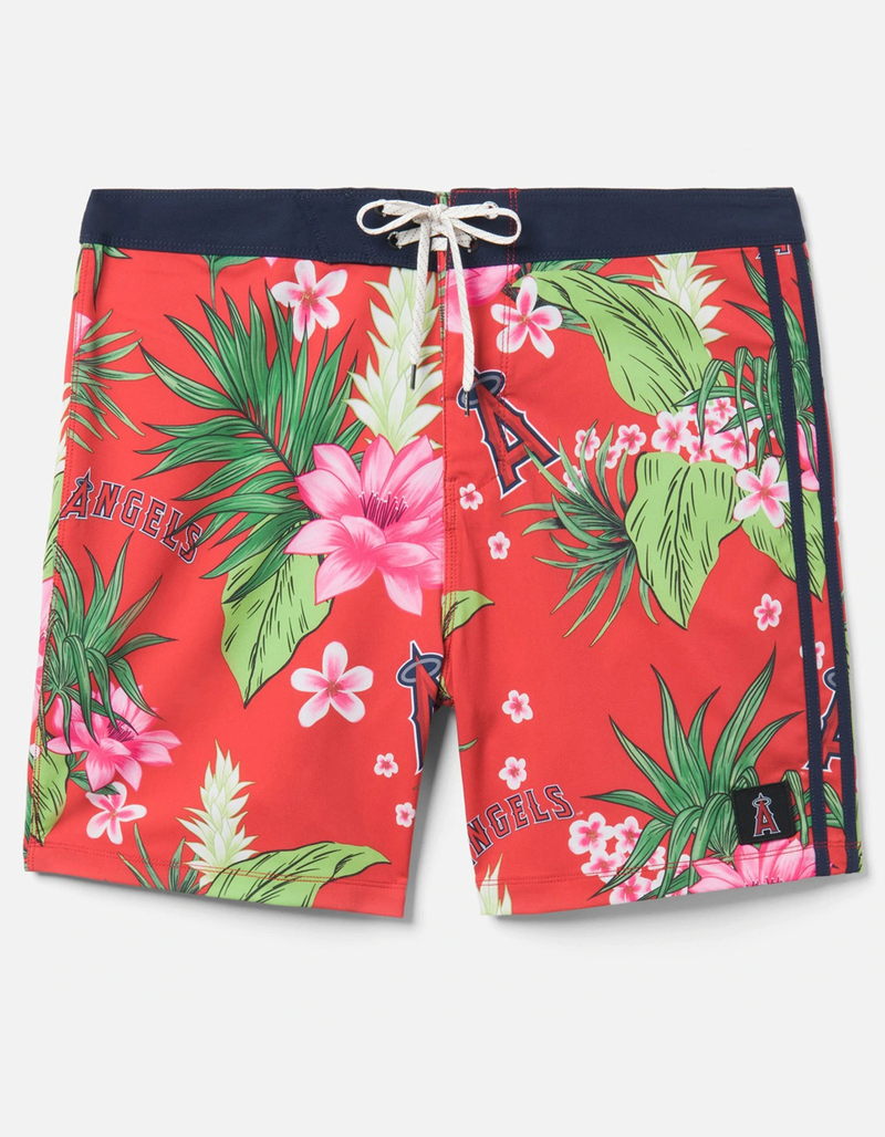 HURLEY x '47 Los Angeles Angels Mens Phantom Boardshorts - RED | Tillys