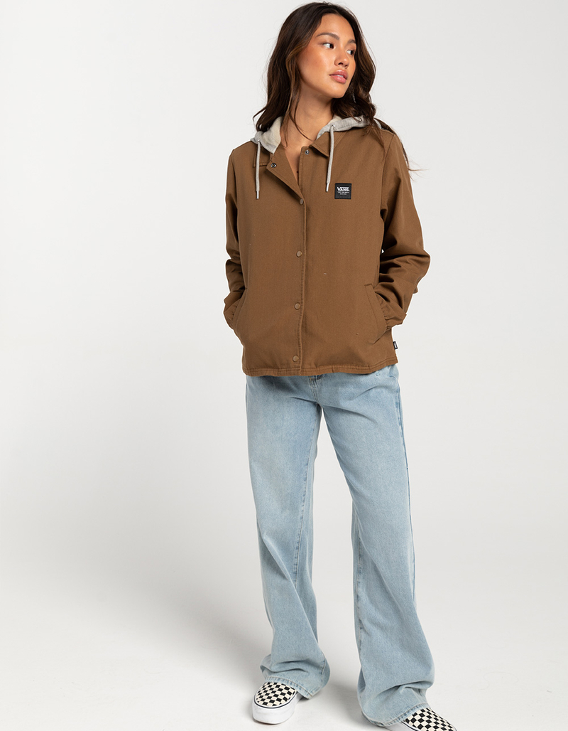 VANS Tripp Womens Hooded Coach Jacket - BROWN | Tillys