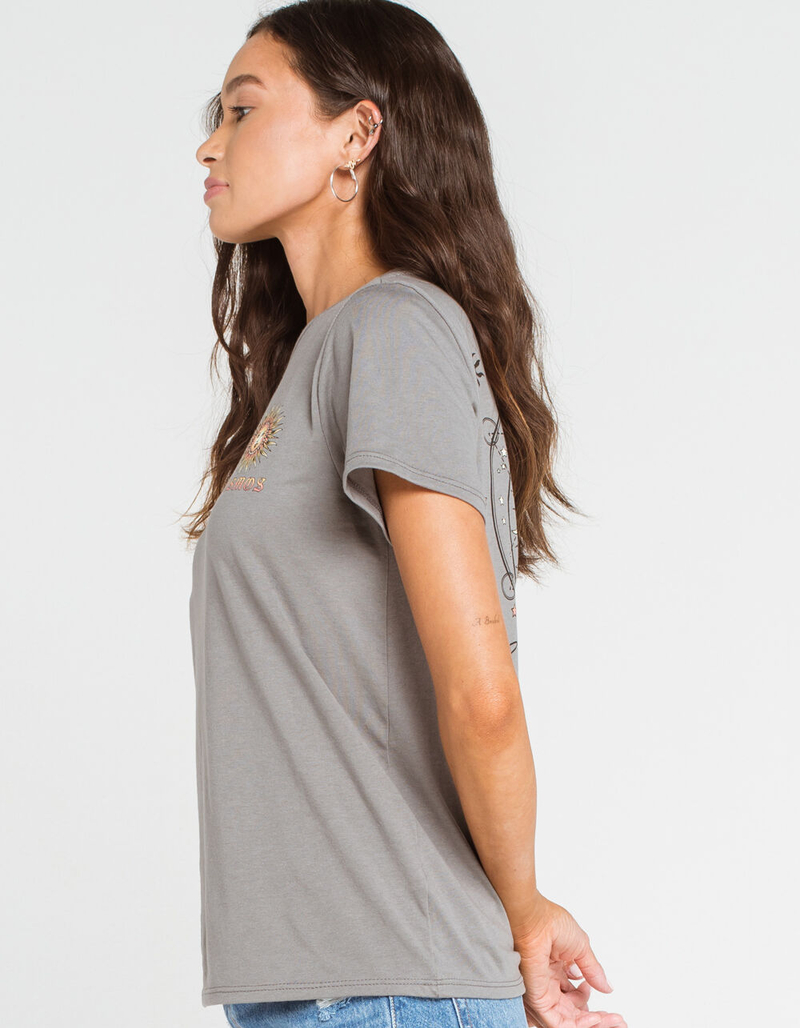 FULL TILT Cosmic Sun Womens Tee - CHARCOAL - XXL | Tillys
