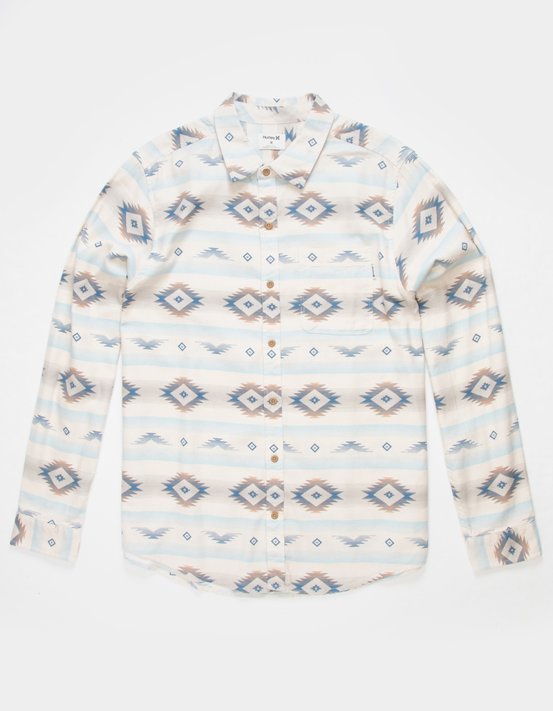 HURLEY Portland Mens Flannel - BONE - XXL | Tillys