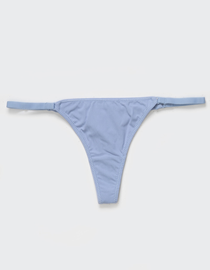 FULL TILT Micro Side Strap Thong - BLUE | Tillys