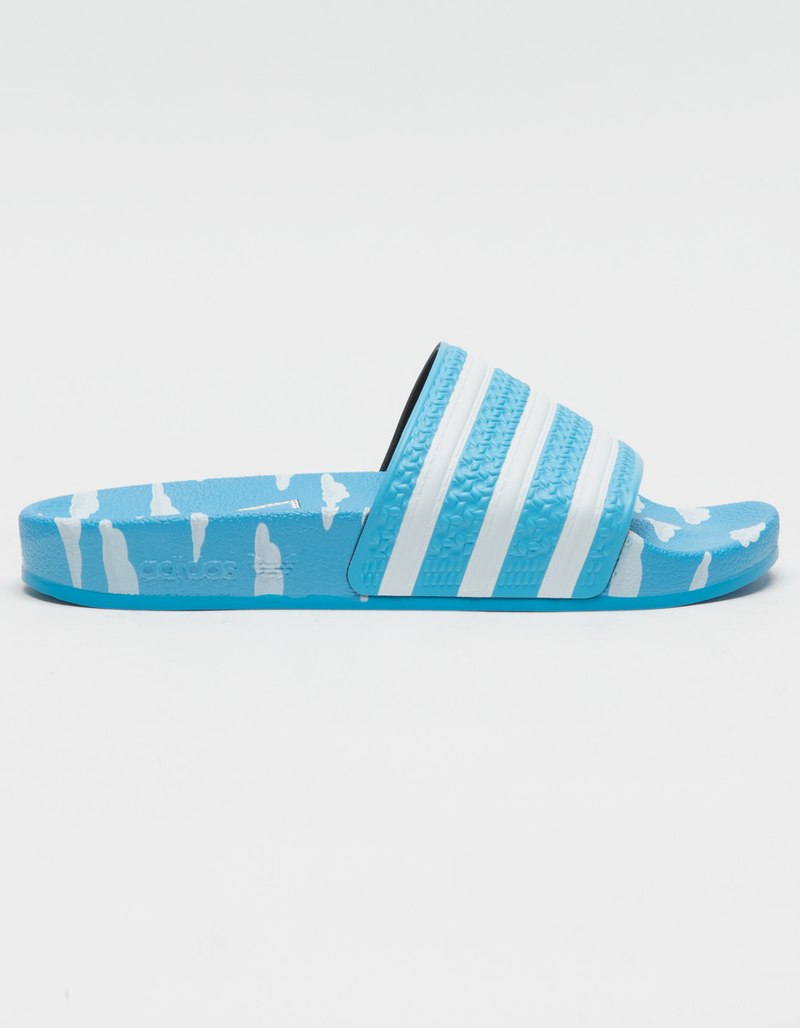 ADIDAS x The Simpsons Adilette Girls Slide Sandals - BLUE | Tillys