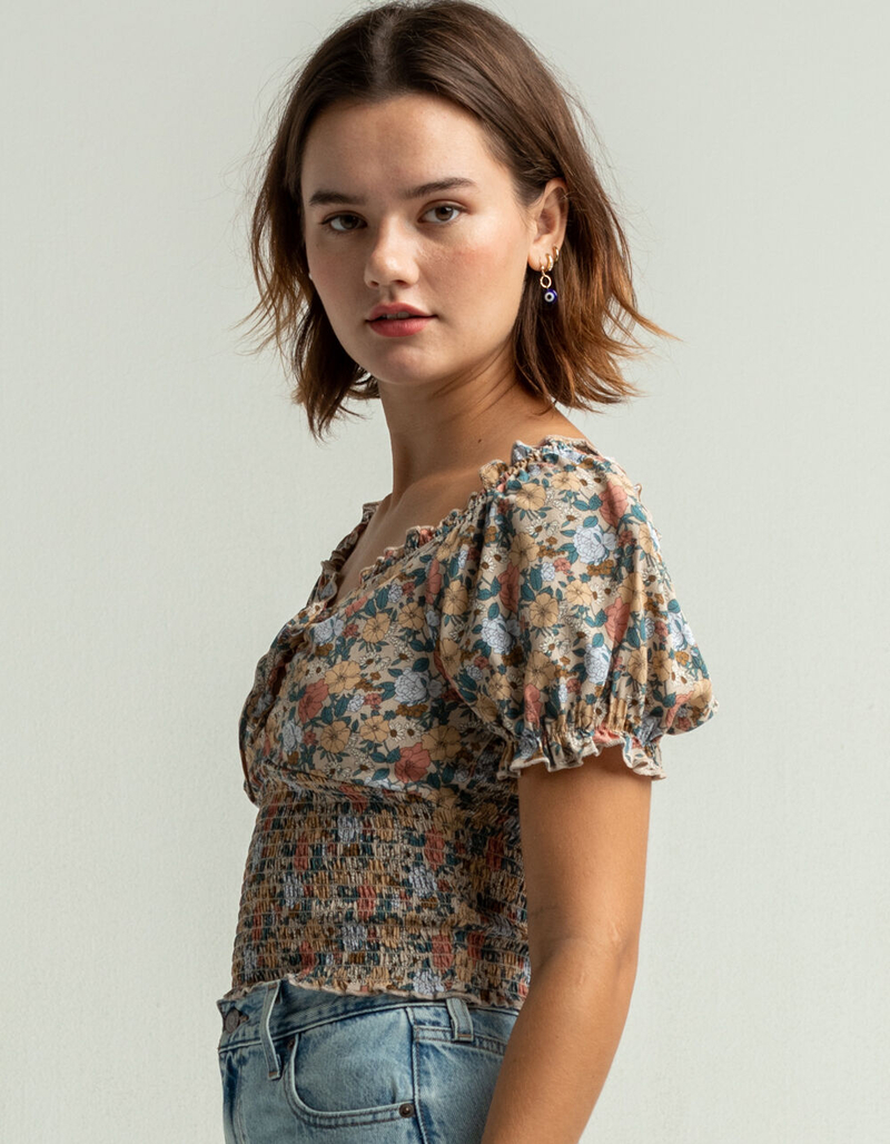 WEST OF MELROSE Key To My Heart Womens Blouse - MULTI - XL | Tillys