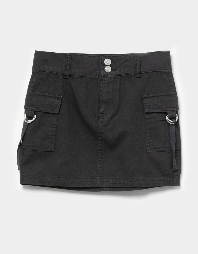 RSQ Girls Cargo Skirt - WASHED BLACK - 12 | Tillys