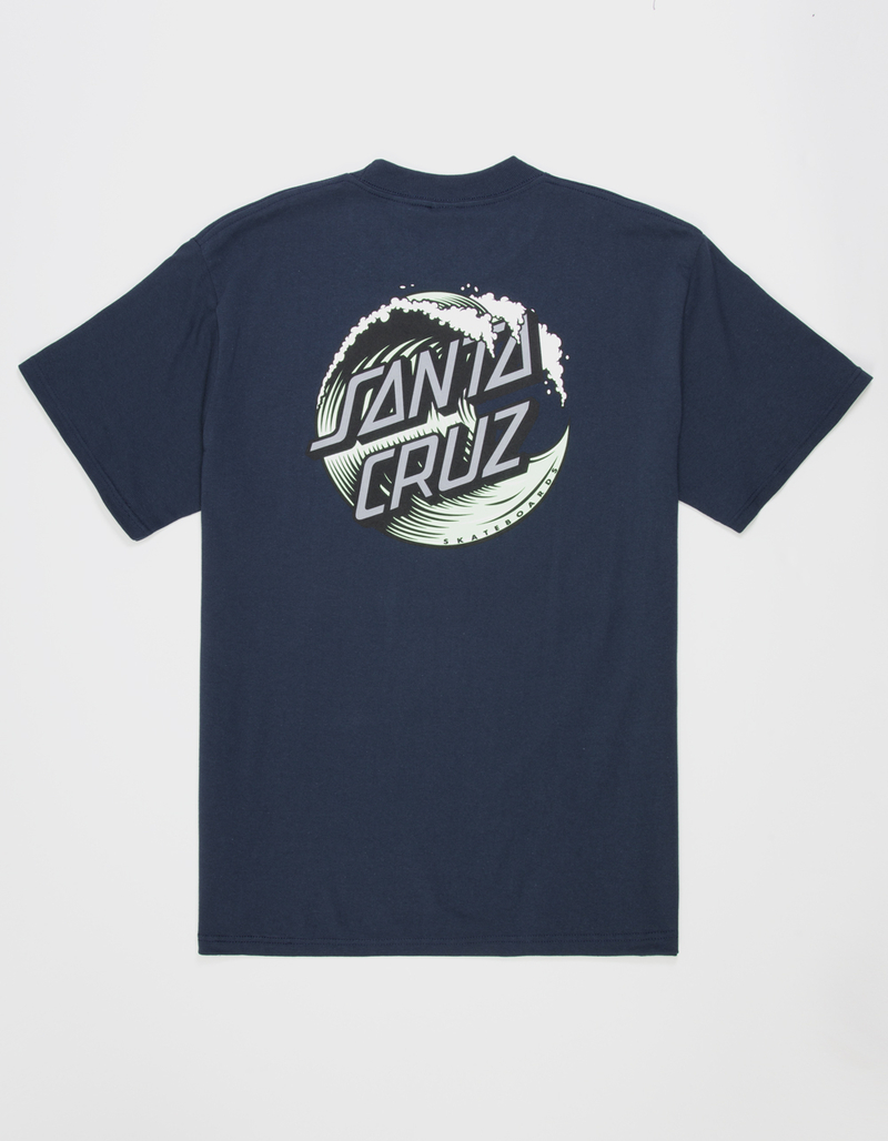 SANTA CRUZ Wave Dot Mens Tee - NAVY | Tillys