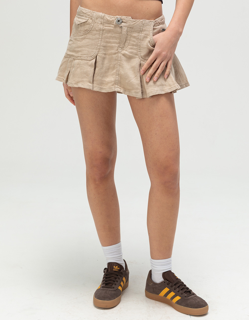 BDG Urban Outfitters Ruby Womens Linen Skort - KHAKI - XL | Tillys