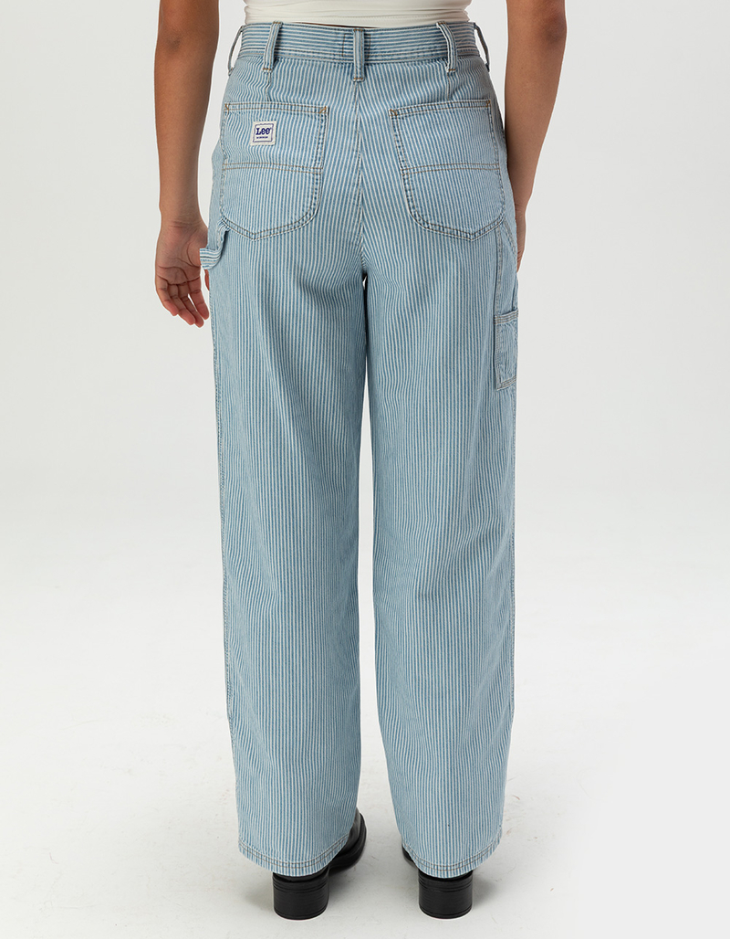LEE Railroad Stripe Womens Utility Carpenter Jeans - RAILRD DENIM - 29 ...