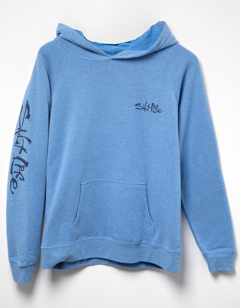 SALT LIFE Wavy Days Girls Hoodie - BLUE - S | Tillys