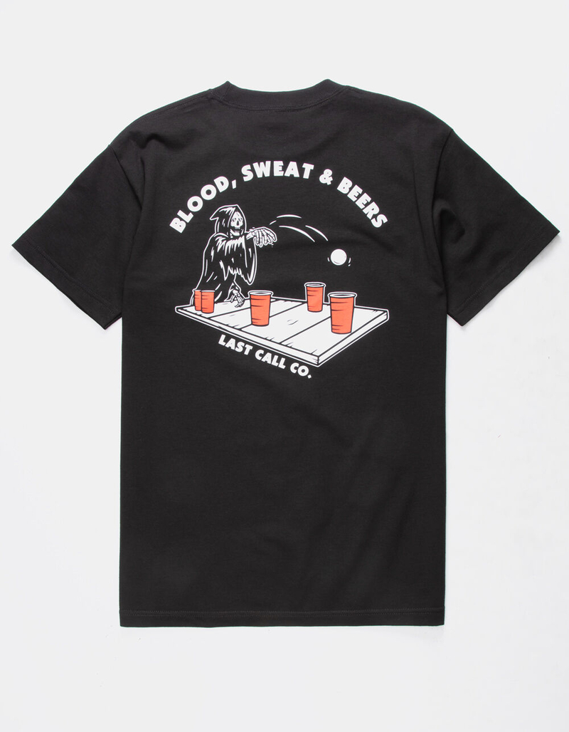 LAST CALL CO. Blood, Sweat & Beers 2 Mens T-Shirt - BLACK - S | Tillys