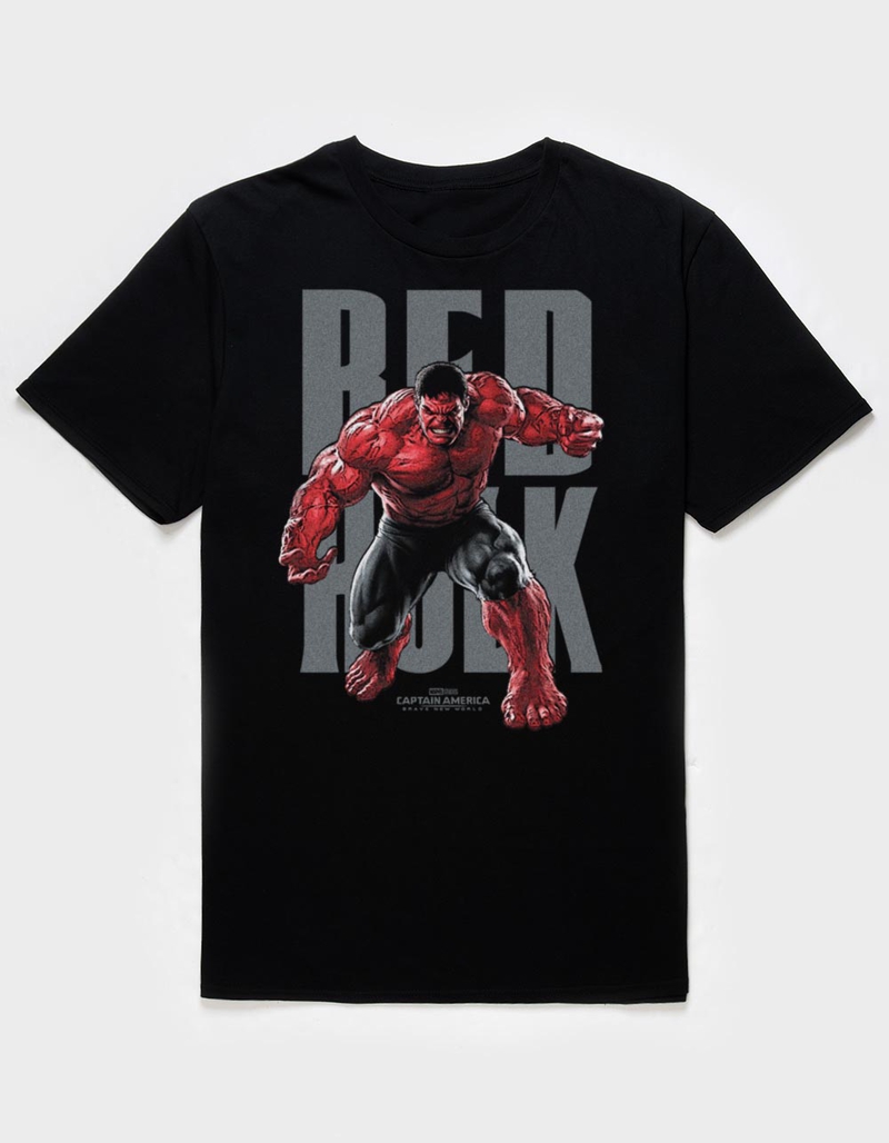 CAPTAIN AMERICA Brave New World Red Hulk Bold Name Unisex Tee - BLACK ...
