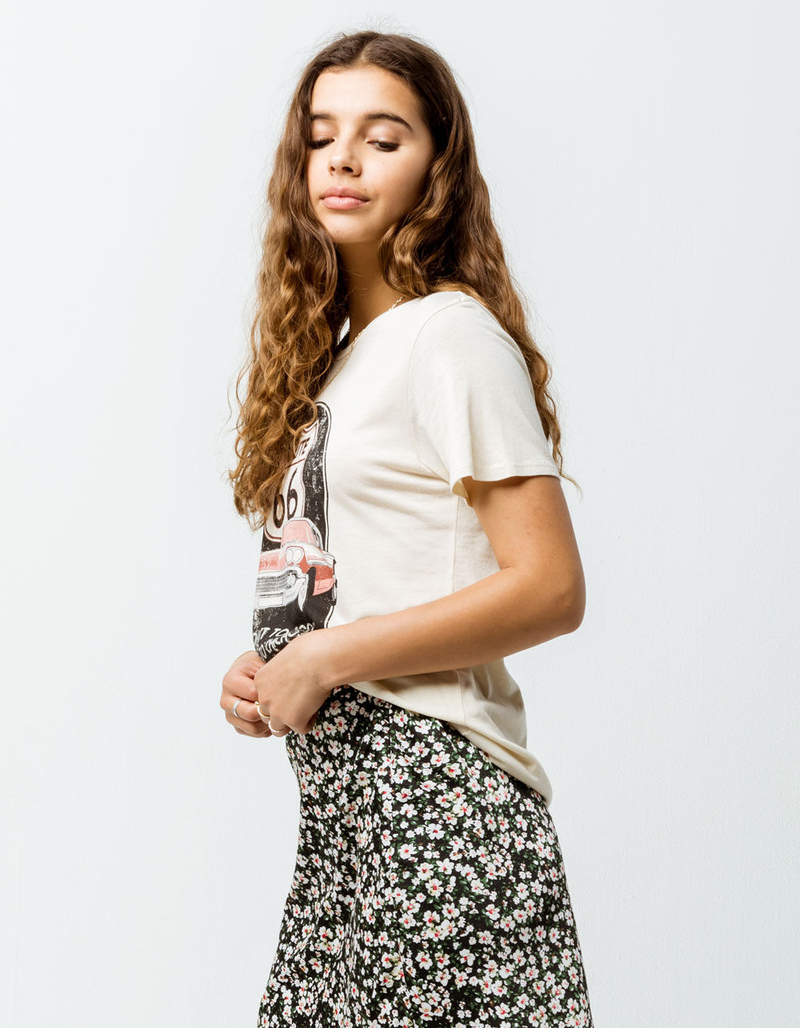 FULL TILT Route 66 Womens Tee - TAN - XL | Tillys