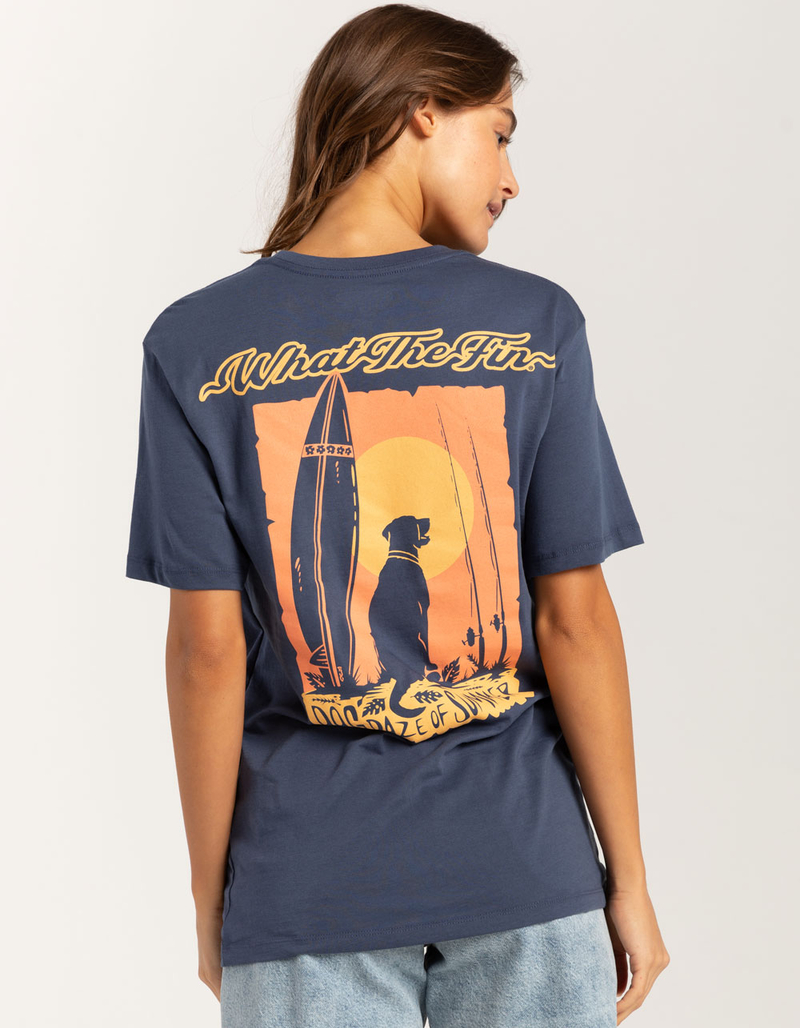 WHAT THE FIN Dog Daze Womens Tee - NAVY | Tillys