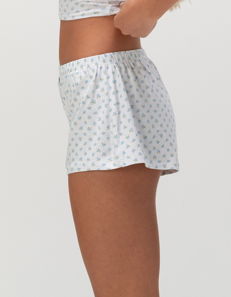 FULL TILT Button Front Womens Shorts - BLUE COMBO - XL | Tillys