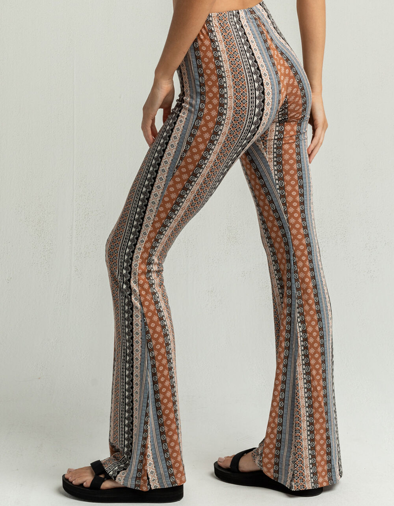 Sky And Sparrow Print Womens Flare Pants Brwco Tillys