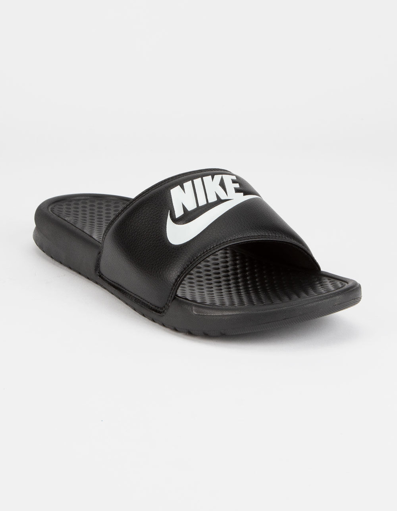 NIKE Benassi JDI Mens Slide Sandals - BLK/WHT | Tillys