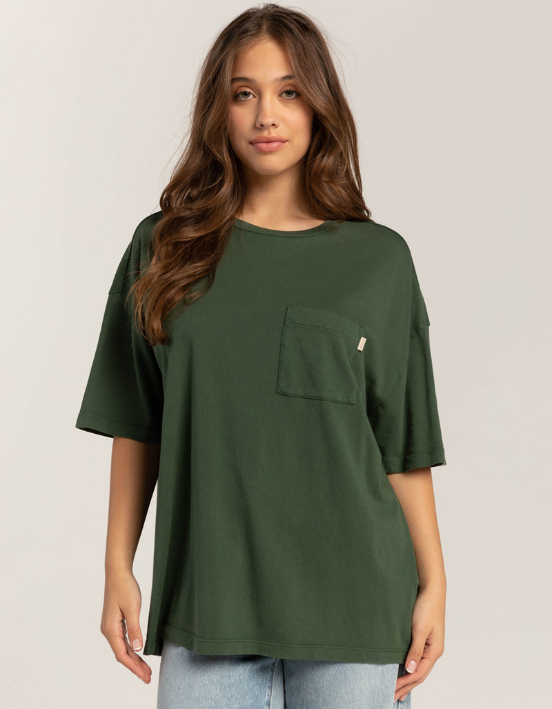 BRIXTON Carefree Womens Pocket Tee - EMERALD - XL | Tillys