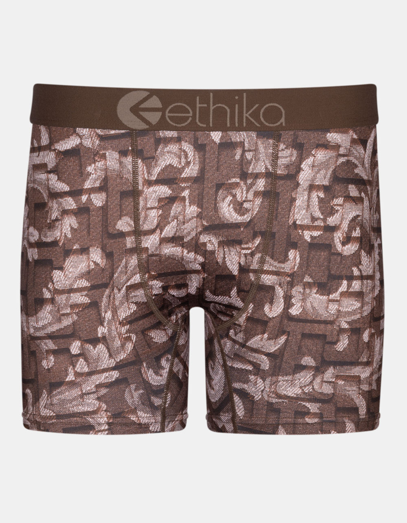 ETHIKA Highend Mens Mid Boxer Briefs - BROWN COMBO - S | Tillys