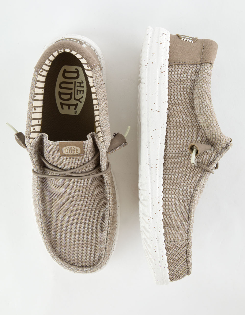 HEY DUDE Wally Stretch Mesh Mens Shoes - OAT | Tillys